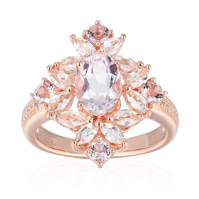 Anillo en plata con Amatista Rosa de Francia-9493LQ | Juwelo Joyas