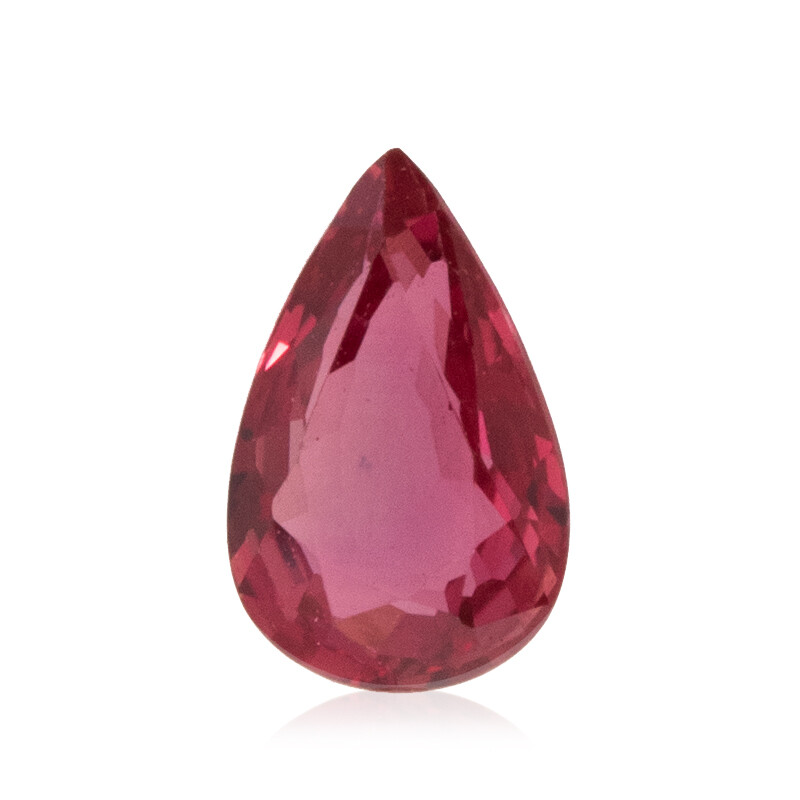 Tanzanian Ruby Gema 0.38 ct Pear